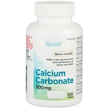 Buy Rexall Calcium Carbonate 500mg at Well.ca | Free Shipping $35+ in ...