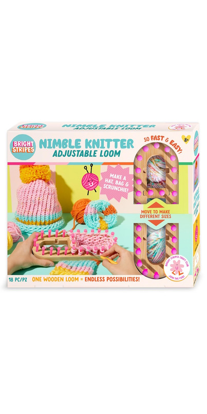 Buy Bright Stripes Nimble Knitter Adjustable Loom at Well.ca | Free ...