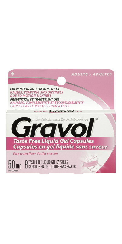 Buy Gravol Taste Free Liquid Gel Capsules at Well.ca | Free Shipping ...