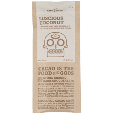 Buy ChocoSol Luscious Coconut Stone Ground Dark Chocolate at Well.ca ...