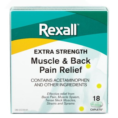 Buy Rexall Extra Strength Muscle and Back Pain Relief from Canada at ...
