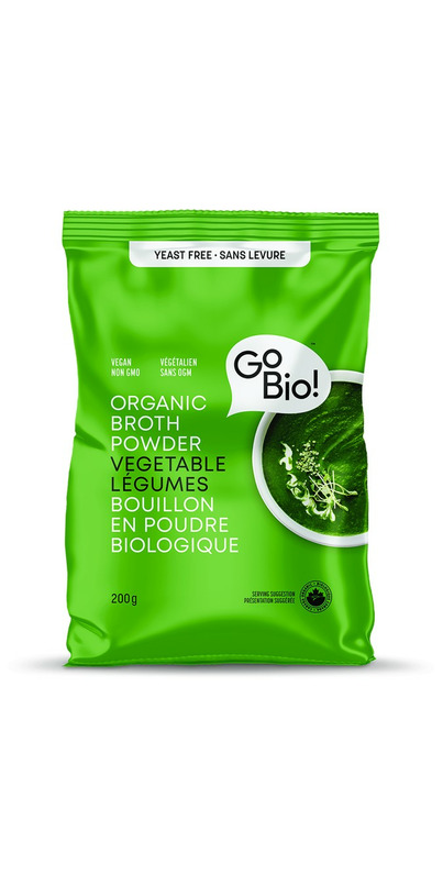 Buy GoBIO! Yeast-Free Organic Vegetable Broth Powder at Well.ca | Free ...