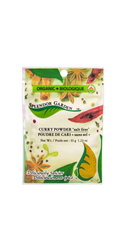 Buy Splendor Garden Organic Curry Powder Salt Free at Well.ca | Free ...