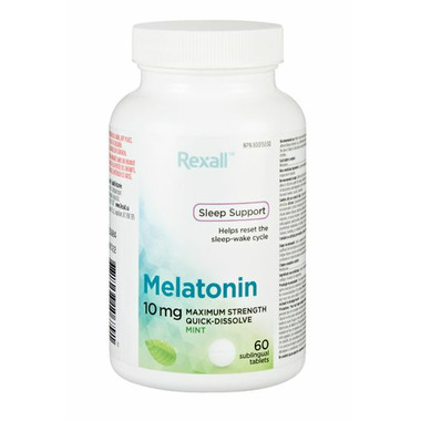 Buy Rexall Maximum Strength Melatonin Quick-Dissolve Sleeping Aid at ...