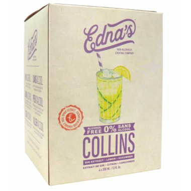 Buy Edna's Non-Alcoholic Cocktail Company Collins 4 Pack at Well.ca ...