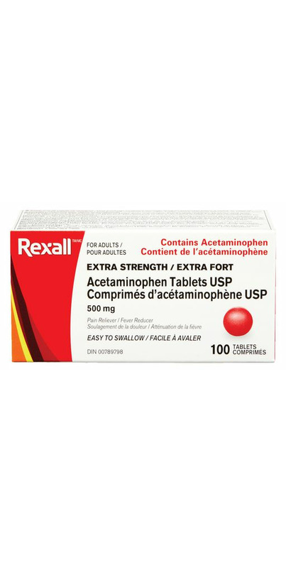Buy Rexall Acetaminophen 500mg Easy Swallow at Well.ca | Free Shipping ...