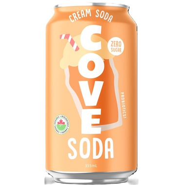 Buy Cove Gut Healthy Soda Cream Soda at Well.ca | Free Shipping $35+ in ...