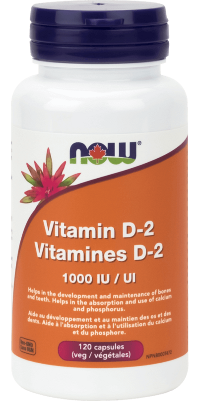 Buy NOW Foods Vegetarian & Dry Vitamin D-2 1000 IU at Well.ca | Free ...