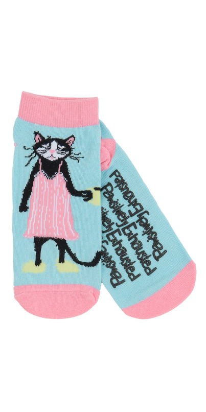Buy Hatley Little Blue House Women's Ankle Socks Pawsitively Exhausted ...