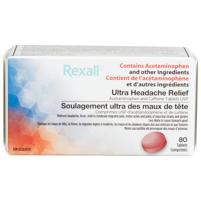 Buy Rexall Ultra Headache Relief at Well.ca | Free Shipping $35+ in Canada