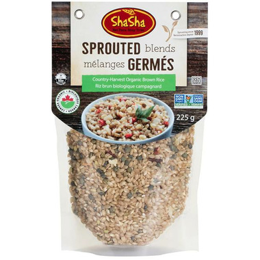 Buy ShaSha Co. Sprouted Blends Country-Harvest Organic Brown Rice at ...