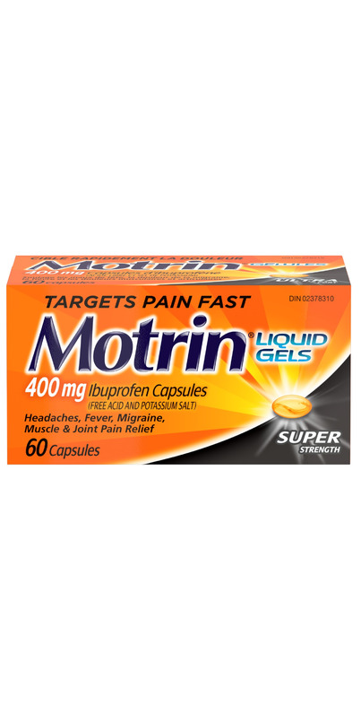 Buy Motrin Liquid Gels Super Strength at Well.ca | Free Shipping $35 ...
