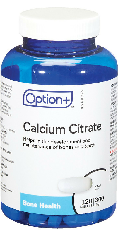 Buy Option+ Calcium Citrate 300mg at Well.ca | Free Shipping $35+ in Canada