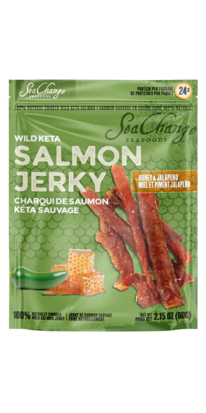 Achetez SeaChange Seafoods Wild Keta Salmon Jerky Honey & Jalapeno chez ...