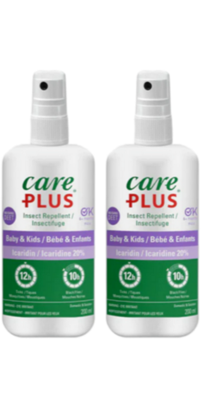 Buy Care Plus Insect Repellent Icaridin Spray Kids & Baby Bundle at ...