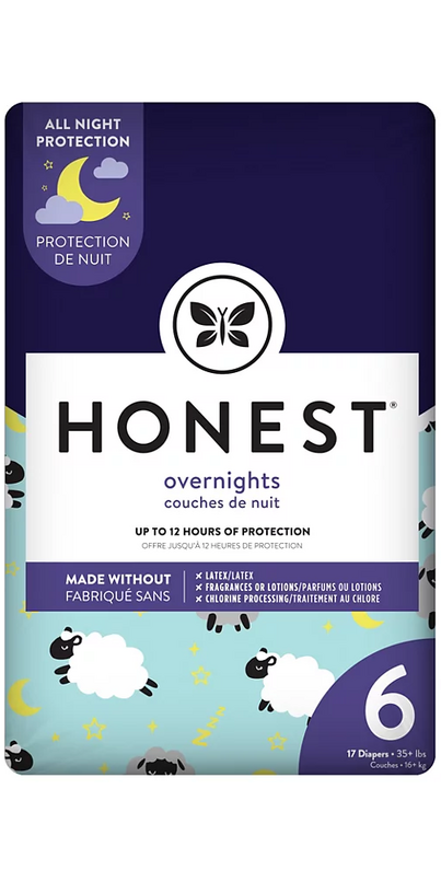 Buy The Honest Company Overnight Diapers Sleepy Sheep at Well.ca | Free ...