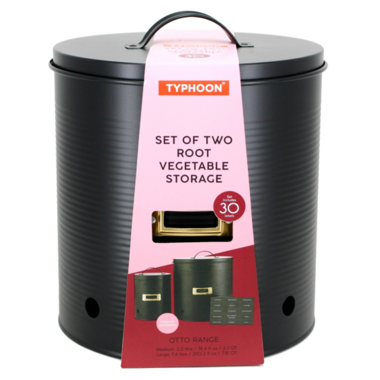 Buy Typhoon Root Vegetable Storage Bins Black at Well.ca | Free ...