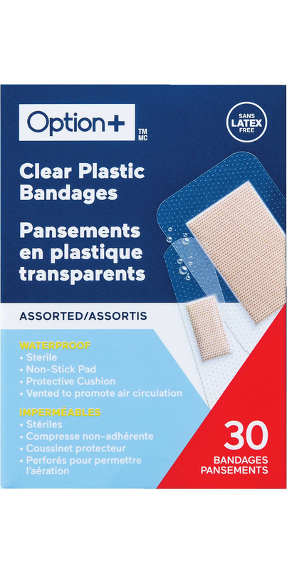 Buy Option+ Clear Plastic Bandages Assorted at Well.ca | Free Shipping ...