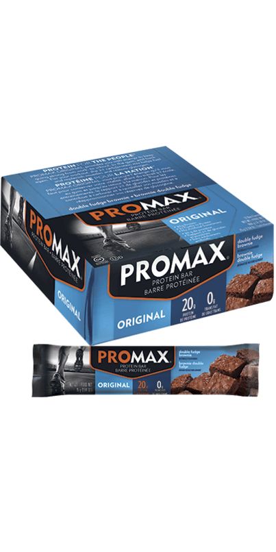 Buy PROMAX Protein Bar Double Fudge Brownie Case at Well.ca | Free ...