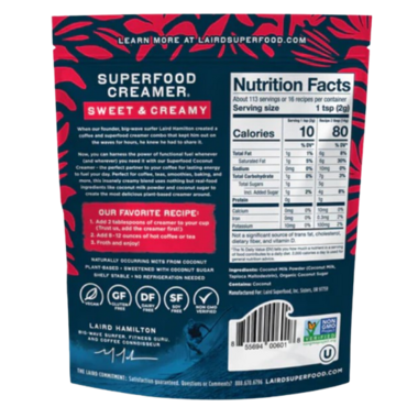 Buy Laird Superfood Sweet & Creamy Superfood Creamer at Well.ca | Free ...