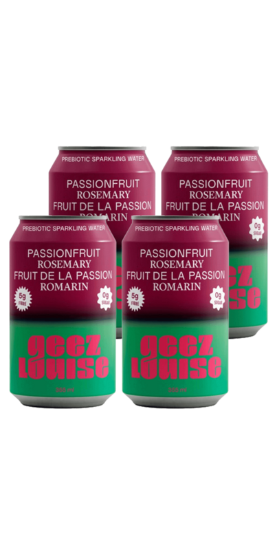 Buy Geez Louise Sparkling Water Passionfruit Rosemary Bundle at Well.ca ...