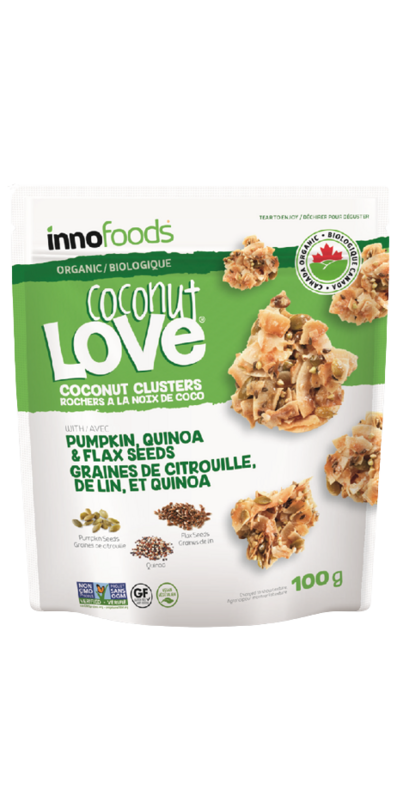 Buy InnoFoods Organic Coconut Clusters with Pumpkin, Quinoa & Flax ...