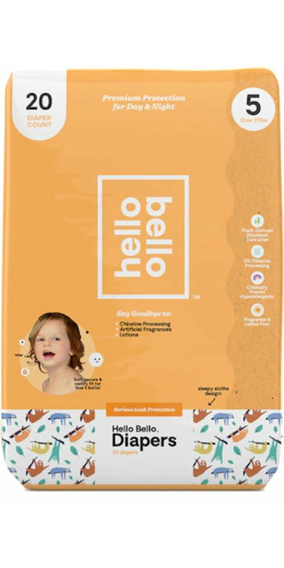 Buy Hello Bello Diapers Sleepy Sloths Print at Well.ca | Free Shipping ...