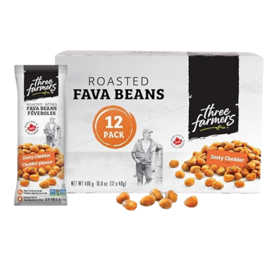 Buy Three Farmers Fava Beans Zesty Cheddar Snack Pack at Well.ca | Free ...