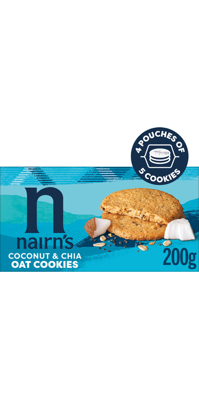 Buy Nairn's Coconut & Chia Oat Cookies at Well.ca | Free Shipping $35 ...