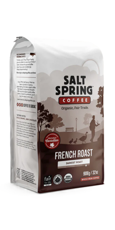Buy Salt Spring Organic French Roast Darkest Roast Whole Bean Coffee at ...