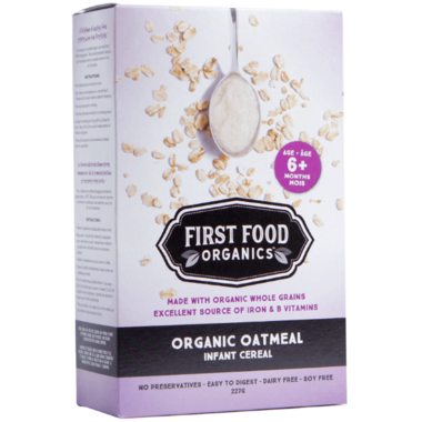 Buy First Food Organics Organic Oatmeal Infant Cereal at Well.ca | Free ...