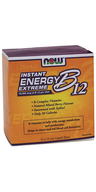 Buy NOW Foods Instand Energy Extreme B12 Liquid Shots at Well.ca | Free ...