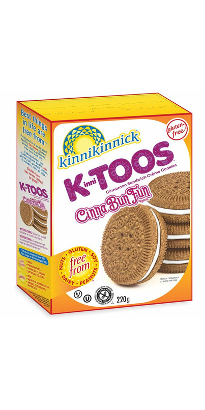 Buy Kinnikinnick Kinnitoos Cinnabunfun Sandwich Creme Cookies at Well ...