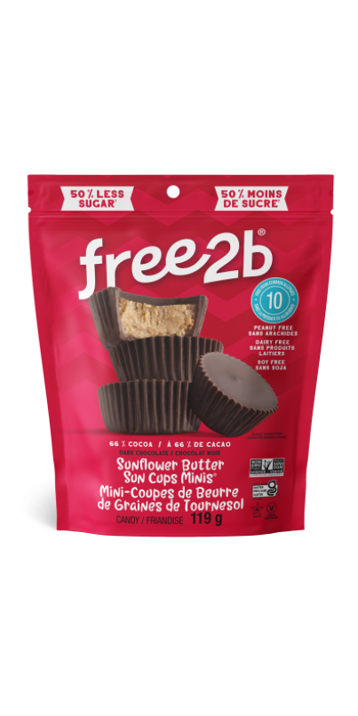 Buy free2b Dark Chocolate Sunflower Butter Mini Cups at Well.ca | Free ...