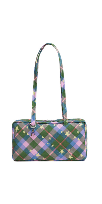 Buy BAGGU Nylon Bowler Bag Green Star Plaid at Well.ca | Free Shipping ...