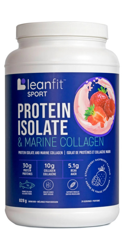 Buy Leanfit Sport Protein Isolate & Marine Collagen Strawberry ...