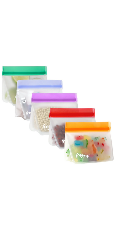Buy (re)zip Stand-Up Reusable Snack Bag Set Multi Colour at Well.ca ...
