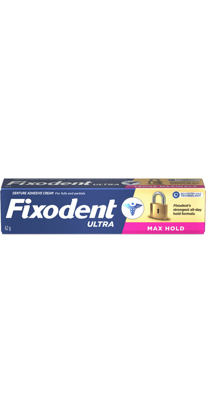 Buy Fixodent Ultra Max Hold Denture Adhesive Cream at Well.ca | Free ...