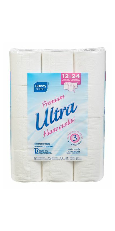Buy Savvy Home Bath Tissue Ultra Strong Dbl 3Ply at Well.ca | Free ...