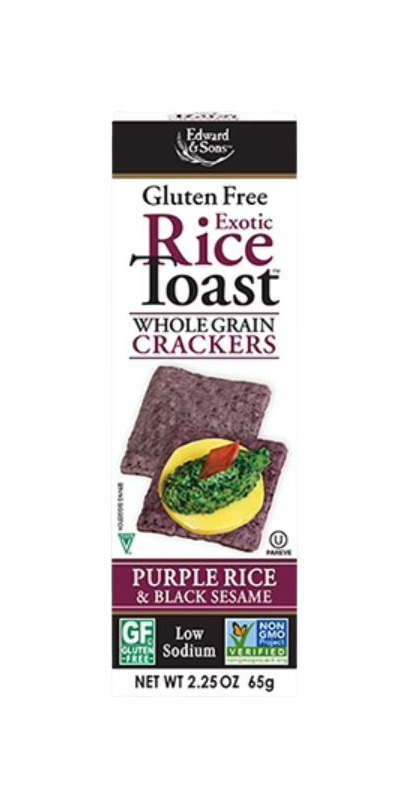Buy Edward & Sons Exotic Purple Rice & Black Sesame Rice Toast at Well ...