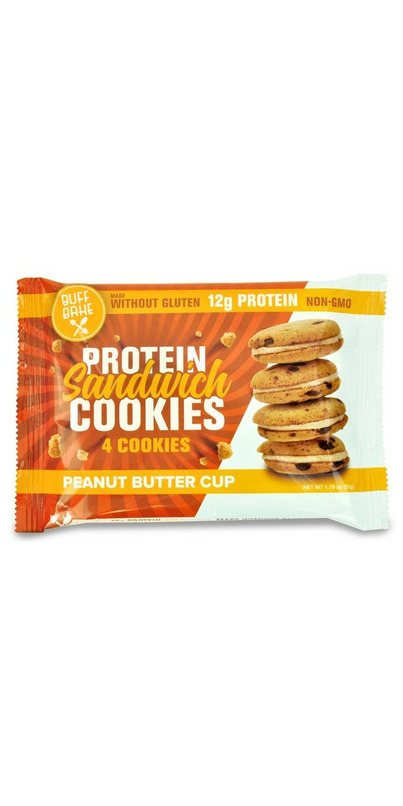 Buy Buff Bake Protein Sandwich Cookies Peanut Butter Cup Pack of 4 at ...