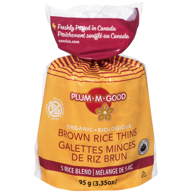 Buy Plum.M.Good Organic Brown Rice Thins 5 Rice Blend at Well.ca | Free ...