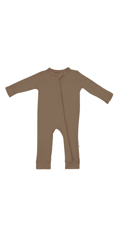 Buy Kyte BABY Zippered Romper Coffee at Well.ca | Free Shipping $35+ in ...