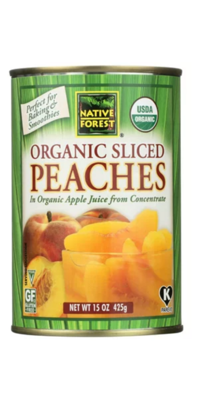 Buy Native Forest Organic Peach Slices at Well.ca | Free Shipping $35 ...