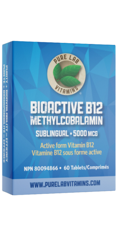 Buy Pure Lab Vitamins Bioactive B12 5000mcg Sublingual from Canada at ...