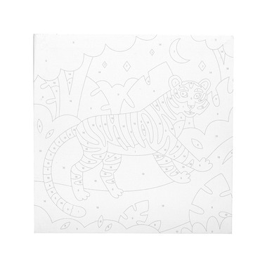 Buy OOLY Colorific Canvas Paint by Number Kit Terrific Tiger at Well.ca ...