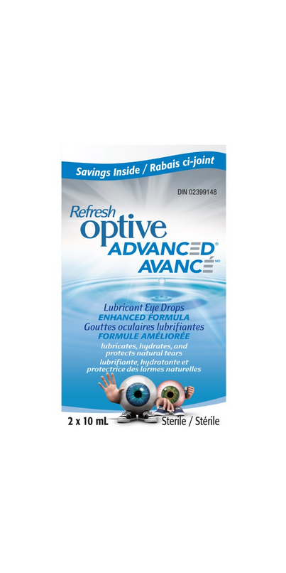 Buy Refresh Optive Advanced Lubricant Eye Drops at Well.ca | Free ...