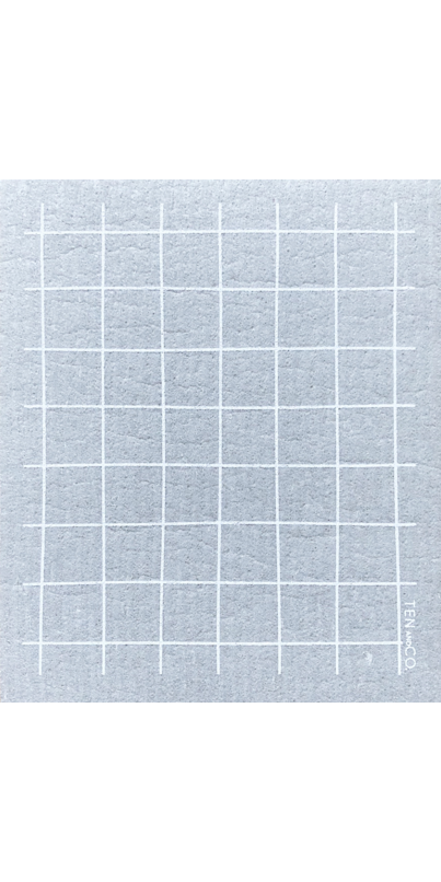 Buy Ten & Co. Swedish Sponge Cloth Grid Grey at Well.ca | Free Shipping ...