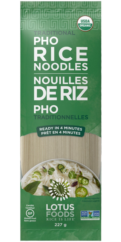 Buy Lotus Foods Organic Traditional Pho Rice Noodles at Well.ca | Free ...