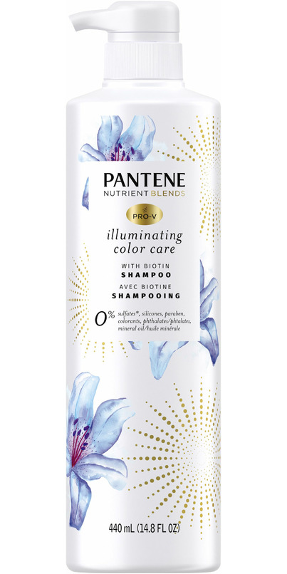 Buy Pantene Shampoo Nutrient Blends Illuminating Color Care Biotin at ...